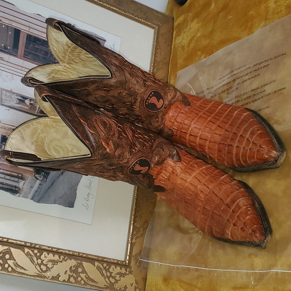 Laredo | Shoes | Mens Laredo Croc Style Western Boots | Poshmark